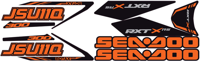 2019 On Sea-Doo RXT RED OUT KIT – Stikon.com.au